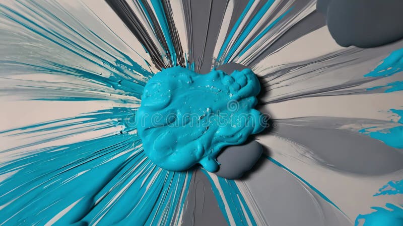 Abstract Expressionism Background with Colorful Paints Texture. AI ...