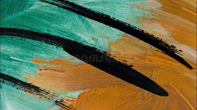 Abstract Expressionism Background with Colorful Paints Texture. AI ...