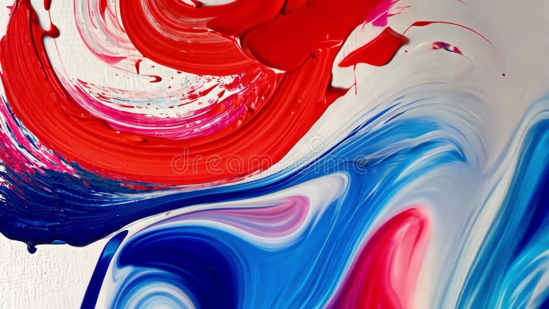 Abstract Expressionism Background with Colorful Paints Texture. AI ...