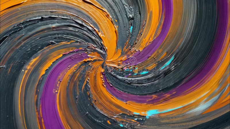 Abstract Expressionism Background with Colorful Paints Texture. AI ...