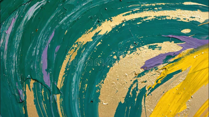 Abstract Expressionism Background with Colorful Paints Texture. AI ...