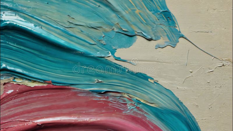 Abstract Expressionism Background with Colorful Paints Texture. AI ...