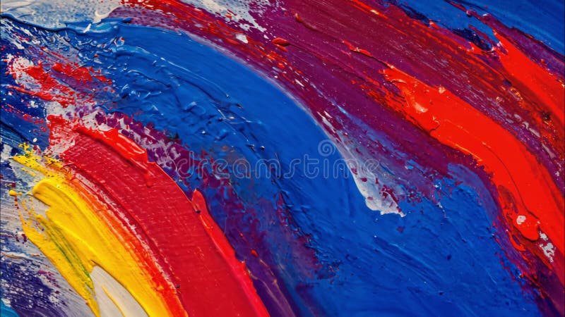 Abstract Expressionism Background with Colorful Paints Texture. AI ...
