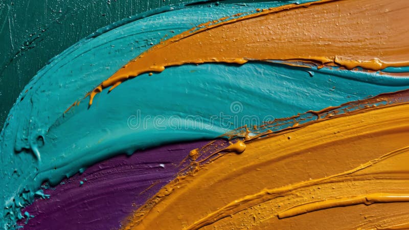 Abstract Expressionism Background with Colorful Paints Texture. AI ...