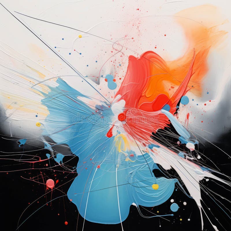 Abstract Expressionism Art: Inside Out Sad Face in Comic Book Noir ...