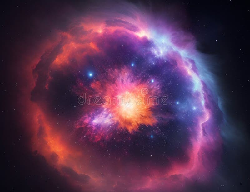 Abstract Expressionism in Cosmic Harmony Exploring the Rainbow Color ...