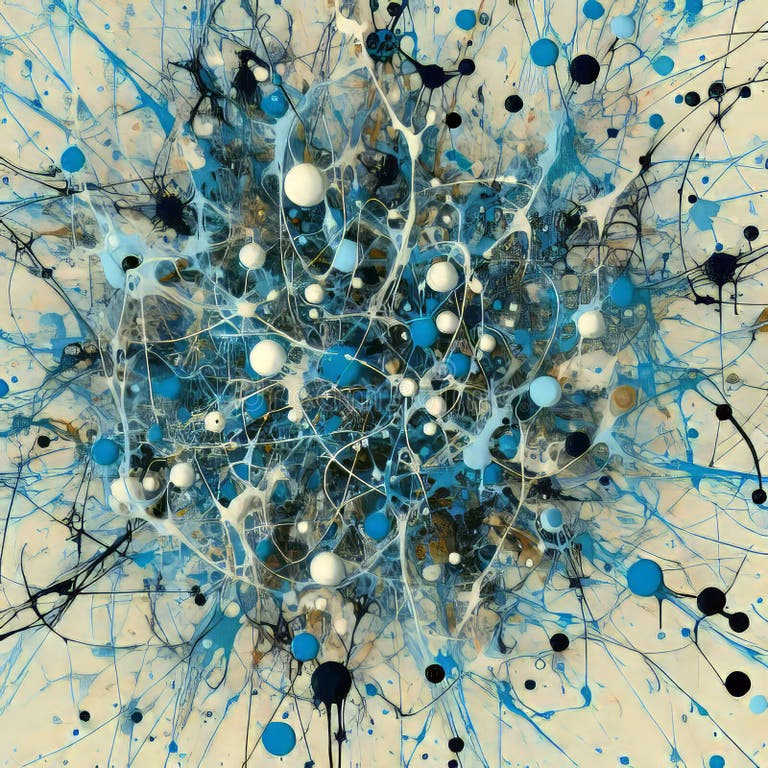 Abstract Expressionism Pastel Patterns Stock Illustration ...