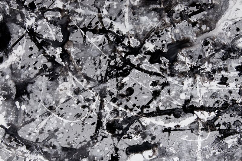Abstract Expressionism Pattern. Style of Drip Painting Stock Photo ...