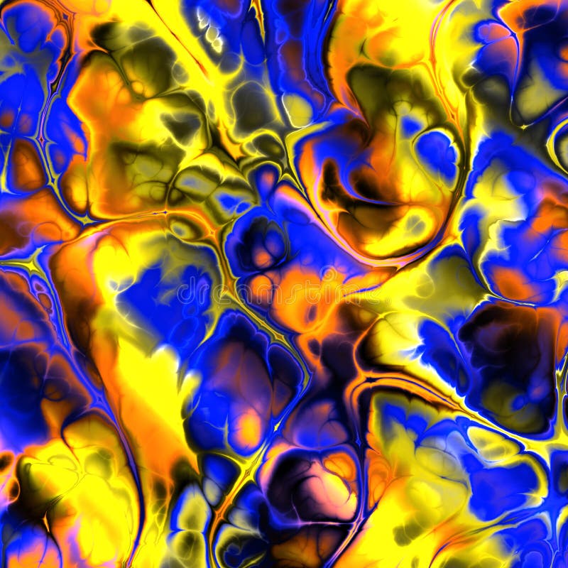 Abstract expressionisme stock illustratie. Illustration of zeshoek ...