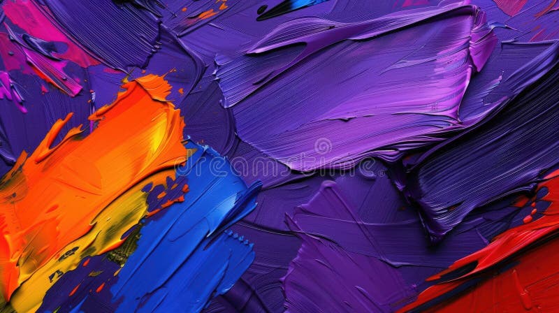 Abstract Expressionist Digital Artwork Stock Illustration ...