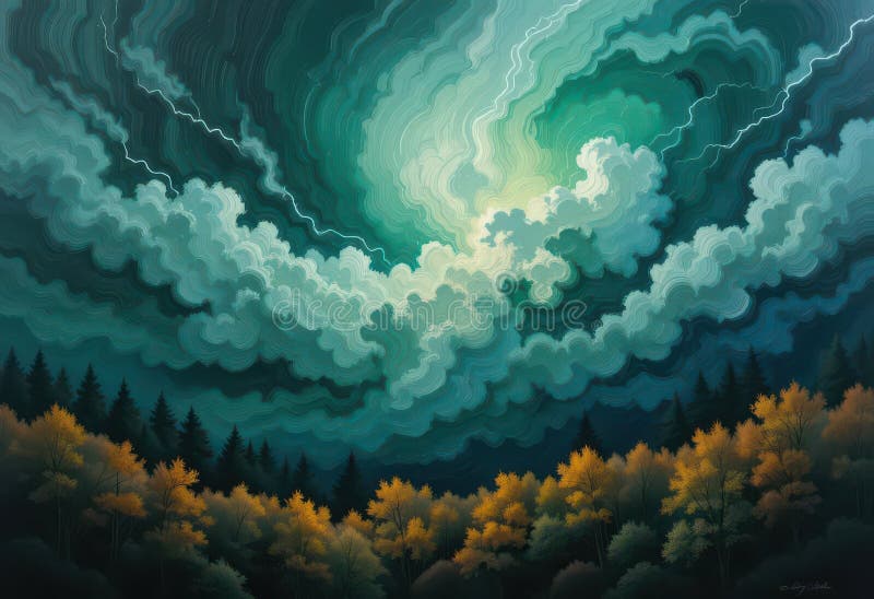 Abstract Expressionist Trees Stock Illustrations – 245 Abstract ...