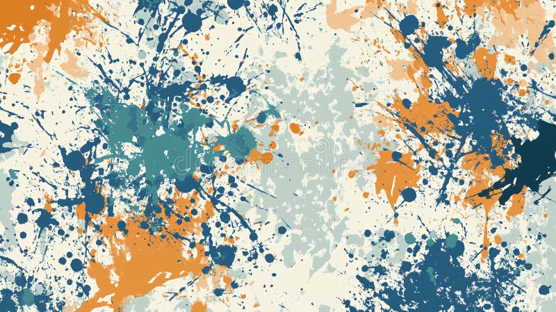 Abstract Expressionist Pattern Featuring Controlled Chaos of Paint ...