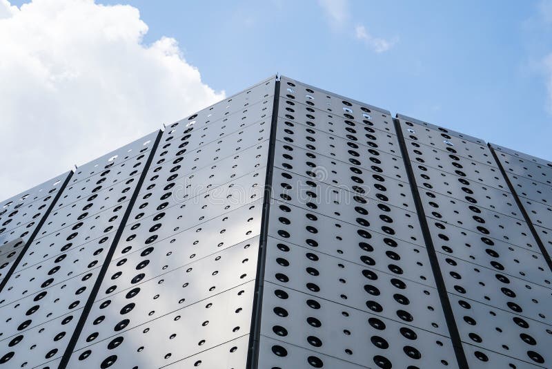 Abstract Exterior Skyscraper Building Pattern Stock Image - Image of ...