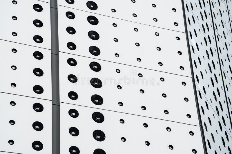 Abstract Exterior Skyscraper Building Pattern Stock Image - Image of ...