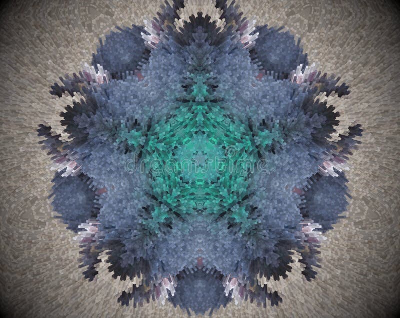 Extruded squares abstract stock illustration. Illustration of extrude ...