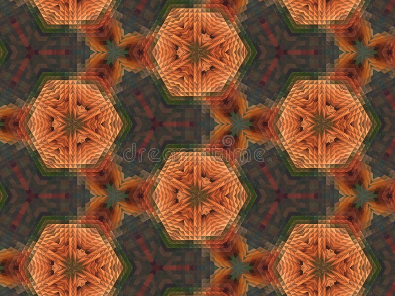 Abstract Extruded Pattern 3D Illustration Stock Illustration ...