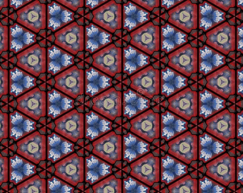 Abstract Extruded Triangle Pattern 3D Illustration Stock Illustration ...