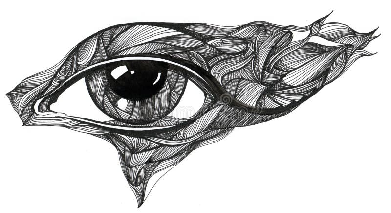 Abstract eye stock illustration. Illustration of passion - 23589246