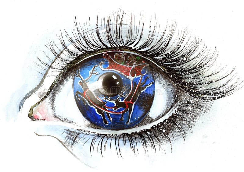 Abstract eye stock illustration. Illustration of care - 23589787
