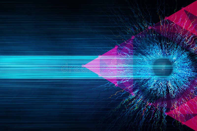 Abstract eye background stock illustration. Illustration of internet ...