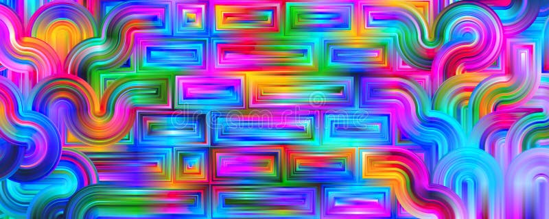 Abstract Eye-catching Colorful Modern Pattern Background Design Stock ...