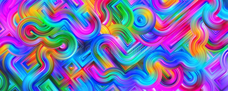 Abstract Eye-catching Colorful Modern Pattern Background Design Stock ...