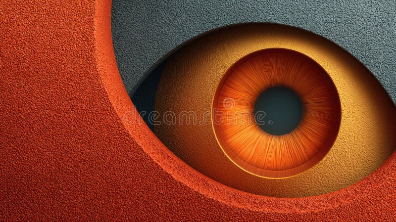 Abstract Eye Design with Central Hole Representing Leadership Vision ...