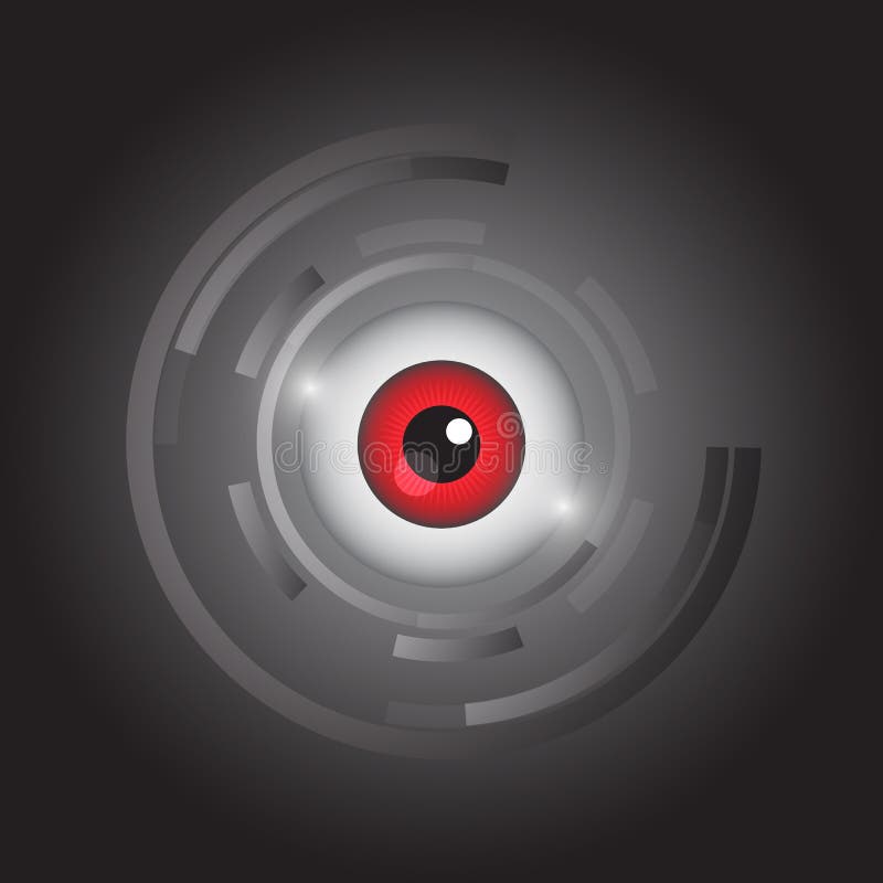 Abstract eye icon vector stock vector. Illustration of color - 138617116