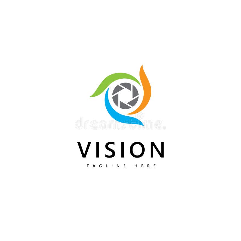 Abstract Eye Logo Letter Vision Eye Symbol Vector Template Design Stock ...