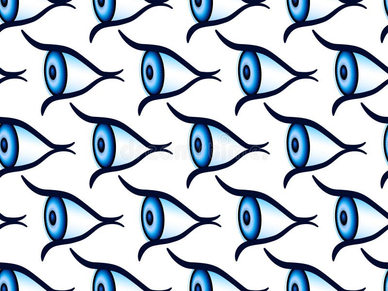 Abstract eye pattern stock vector. Illustration of eyelash - 109878305