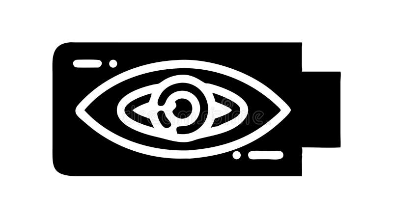 Abstract Eye Symbol, Vision and Perception, Vector Design Generative AI ...