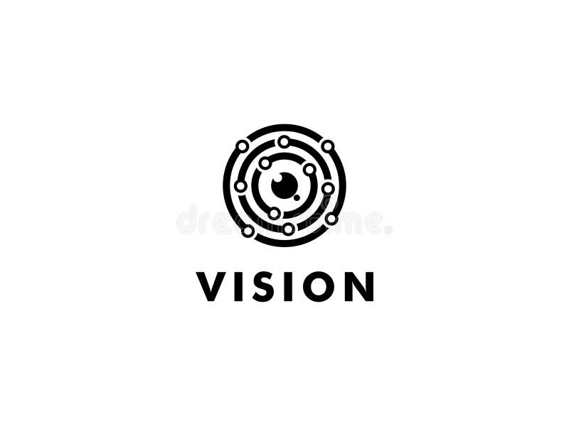 Abstract Eye Vision Logo, Creative Vision Logo Vector Template Stock ...