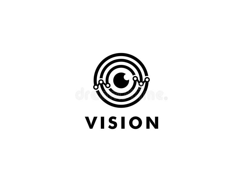 Abstract Eye Vision Logo, Creative Vision Logo Vector Template Stock ...