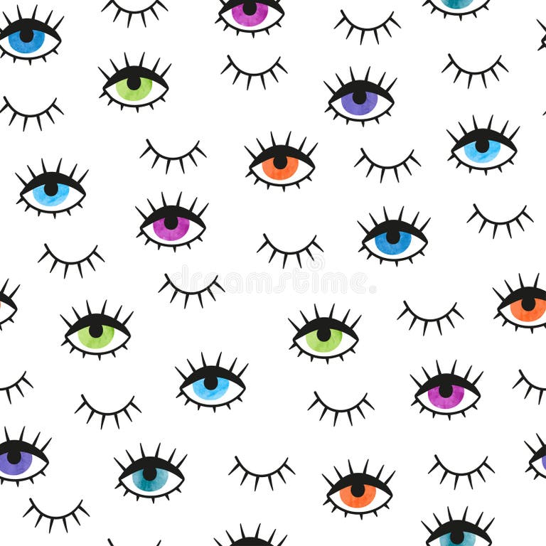 Eyes Pattern Stock Illustrations – 95,452 Eyes Pattern Stock ...