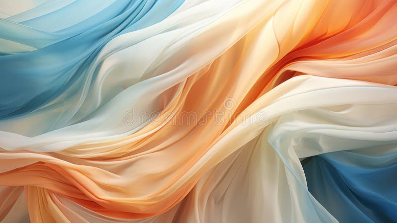 Abstract Fabric Texture with Swirling Lines and Curves, Resembling the ...