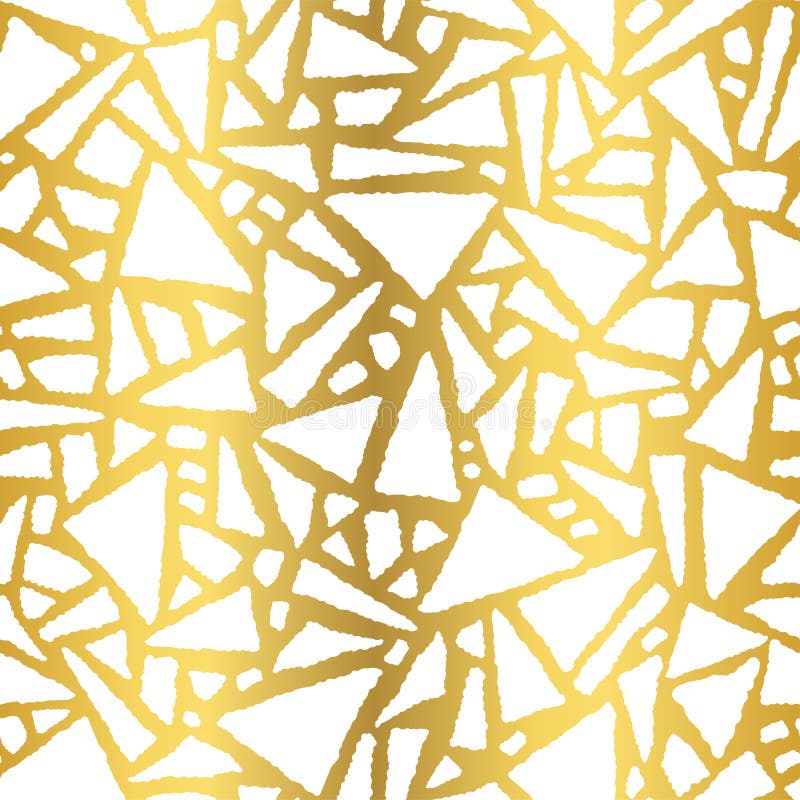 Abstract Fabric Triangles Seamless Pattern Background, Hand Drawn ...