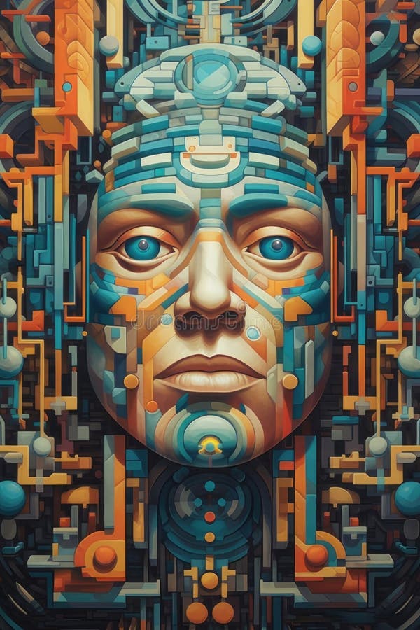 Abstract face of god stock photo. Image of abstract - 367747024