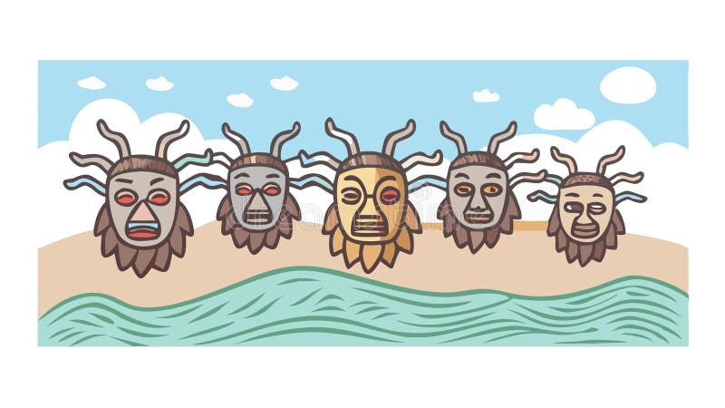 Abstract Face Mask Tech Lines, Vector Design Generative AI Stock Vector ...