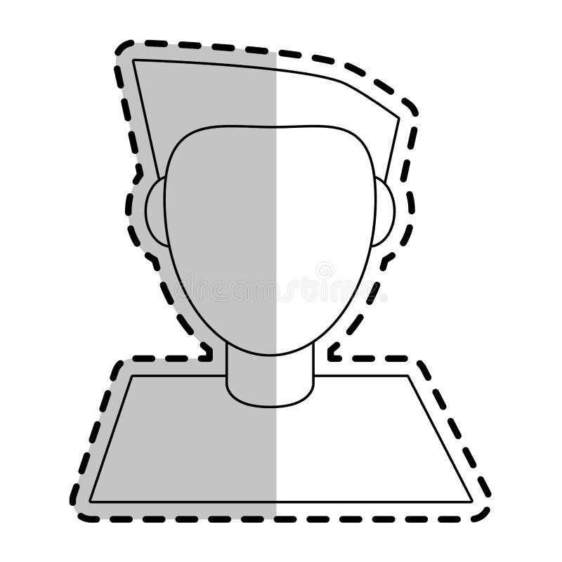 Abstract Faceless Man Icon Image Stock Vector - Illustration of worker ...