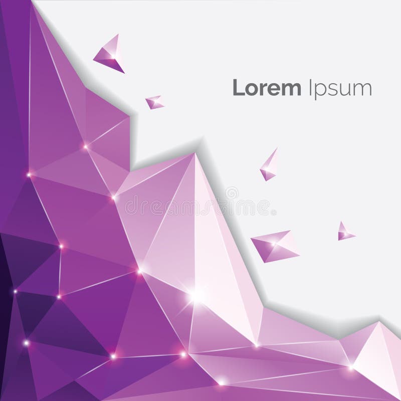 Abstract Faceted Background. Vector Illustration Decorative Design ...