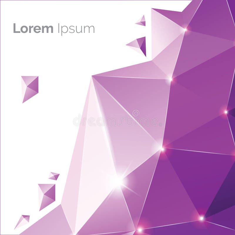 Abstract Faceted Background. Vector Illustration Decorative Design ...