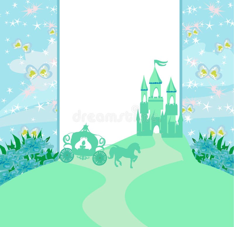 Abstract Fairy Tale Background with Magic Bottle and Firefly Stock ...