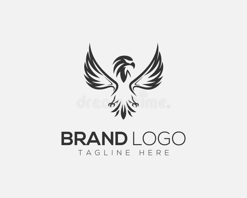 Abstract Falcon and Eagle Bird Isolated Logo Design Vector Illustration ...