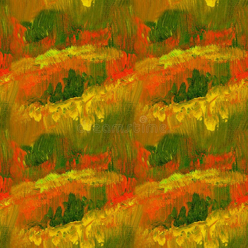 Abstract Fall Color Oil Paint Background. Stock Photo - Image of paper ...