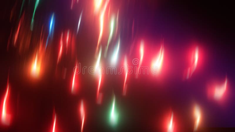 Abstract Falling Light in the Darkness, Background with Downing Beams ...