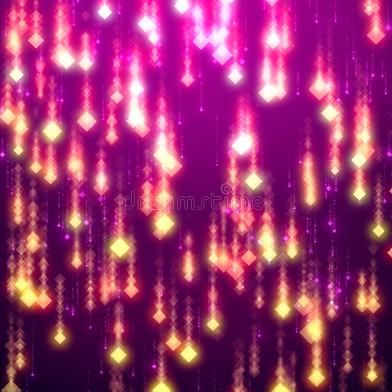 Abstract Falling Sparkle Glamor Rain Background Stock Illustration ...