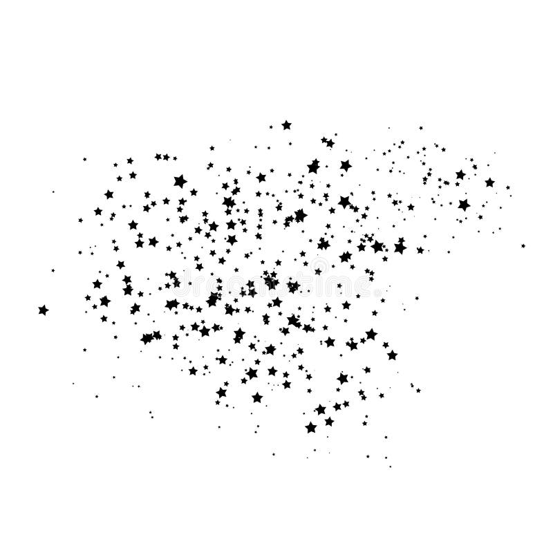 Abstract Falling Star Vector Stock Vector - Illustration of cluster ...