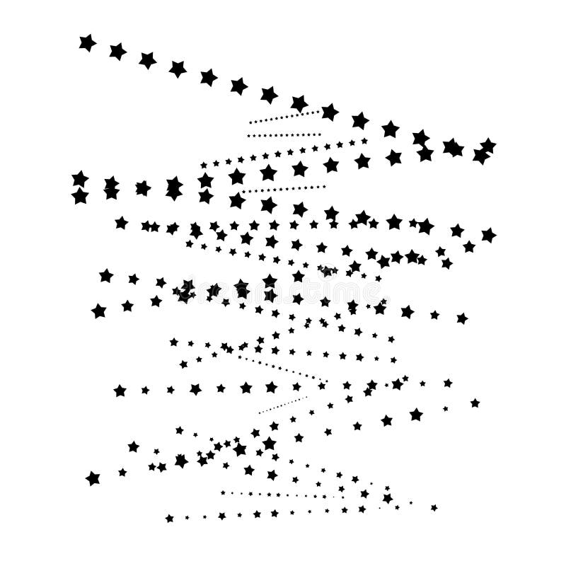 Abstract Falling Star Vector Stock Vector - Illustration of falling ...