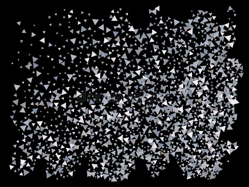 Abstract Falling Triangles for Holidays Stock Illustration ...