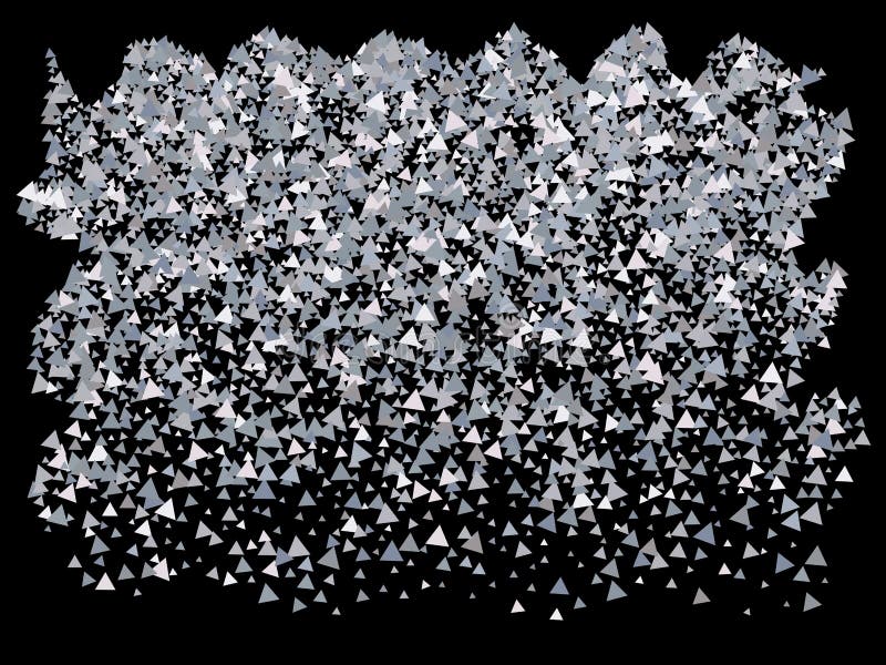 Abstract Falling Triangles for Holidays Stock Illustration ...